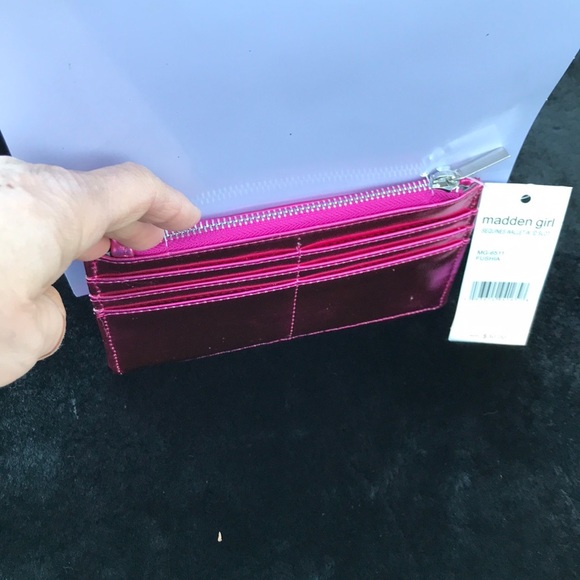 Madden Girl | Bags | Nwt Madden Girl Reversible Flip Sequin Wallet W Id ...